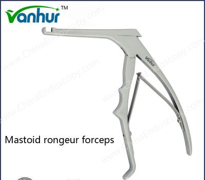 China Bayonet Shaped Mastoid Rongeur Forceps CE Certified Otoscopy Instruments for Medical for sale