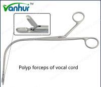 China Steel Throat Instruments Polyp Forceps Of Vocal Cord For Professional Polyp Extraction for sale