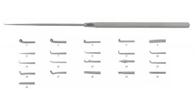 China ENT Medical Device Regulatory Type Type 2 Ear Micro Cerumen Hook Otoscopy Instruments for sale