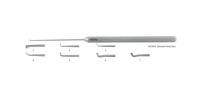 China ENT Medical Device Regulatory Type Type 2 Ear Micro Cerumen Hook Otoscopy Instruments for sale