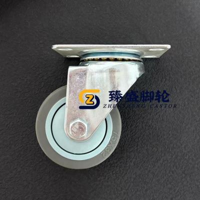 China 75mm Thermoplastic Rubber Caster 3 Inch Single Bearing Swivel Caster for Equipment for sale