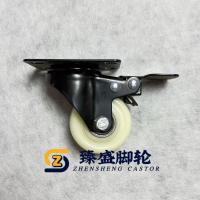 China CE 2 Inch PP Chair Casters with Double Ball Bearings and Double Brake for Furniture for sale