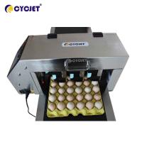 China Online Egg Thermal Inkjet Printer 6 Lines Coding Machine For Date Printing for sale