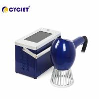 China Handheld Coding And Marking Machine 80*80mm Portable M20 Fiber Laser Printer for sale