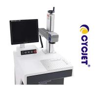 China Desktop 30W Fiber Laser Coding And Marking Machine For Metal Product Engraving for sale