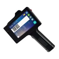 China Color Touch Screen Handheld Inkjet Printer Plastic Portable 600DPI for sale