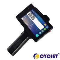 China Plastic Steel Pipe Handheld Inkjet Printer Portable 300×300DPI Resolution 12.7mm for sale