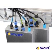 China Color Steel Plate High Resolution Inkjet Printer Large Logo Printing Machine 180DPI for sale