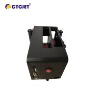 China Plastic Steel Pipe Thermal Handheld Inkjet Printer Tij Coding Machine With Two Cartridges for sale