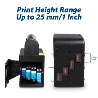 China CYCJET 40 Printing Rows Handheld Inkjet Printer Semi Automatic For Large Character Printing for sale