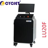 China 335um 20w Multi - Languages Fly UV Laser Marking Machine For Printing On Acrylic for sale
