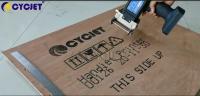 China Automatic Expiry Date Large Characters Inkjet Printer Wooden Cabinet Printing for sale