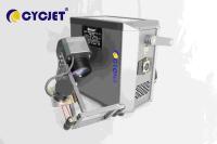 China 20w Handheld Fiber Laser Marking Machine Printer Logistics Company Rubber Tires Portable Laser Engraving Machine for sale