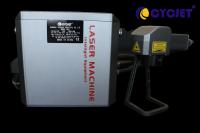China 20w Handheld Fiber Laser Marking Machine Printer Logistics Company Rubber Tires Portable Laser Engraving Machine for sale
