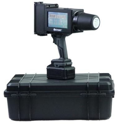 China Box Large Character Inkjet Printer 82mm Date Printing Machine Manual Control for sale