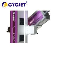 China 7000mm/s Fly Laser Coding Machine Laser Printer For Printing On Wood for sale
