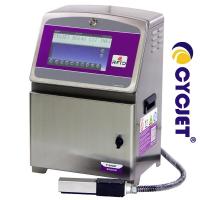 China 15mm Industrial Inkjet Printer Automatic Continous CIJ Mfg Exp Date Printer Coding On Plastic Bags for sale