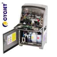 China 15mm Industrial Inkjet Printer Automatic Continous CIJ Mfg Exp Date Printer Coding On Plastic Bags for sale