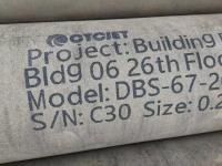 China Industrial Large Character Inkjet Printer 80mm Pipe industry Brand Name Printing for sale