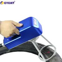 China 100W Touch Screen Laser Coding And Marking Machine Electronic CYCJET Fiber Laser Engraver for sale