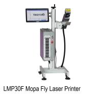 China Flying Mopa 30W Uv Laser Cutter Engraver For Plastic Bag Printing for sale