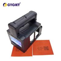 China Stamp Handheld Inkjet Barcode Printer 300DPI Smart Handheld Inkjet Coder for sale