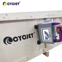 China Portable Handjet Inkjet Printer Handheld CYCJET Batch Number Printer Wooden Case for sale