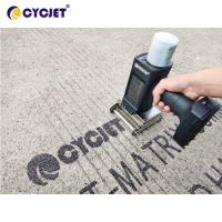 China Black Ink Hand Inkjet Printer 32 Dot Cement Batch Code Printing for sale