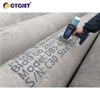 China Black Ink Hand Inkjet Printer 32 Dot Cement Batch Code Printing for sale
