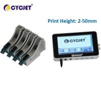 China 4 Print Heads Thermal Inkjet Printer High Resolution 185DPI 50mm Print Height for sale
