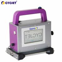 China Portable 71mm Printing Height Handheld Inkjet Printer Batch Code Touch Screen for sale