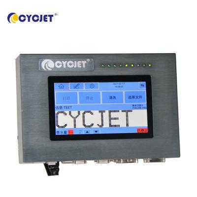 China D32L 120mm Large Character Automatic Inkjet Printer For Anti Corrosion Steel Tube Code for sale