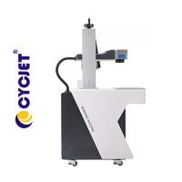 China Portable LF30 Industrial Laser Marking Machine For Aluminium Sheet Engraving for sale