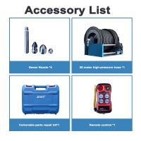 China RJHT-680 heavy-duty sewer dredging machine, sewer pipe cleaning machine with remote control function, sewer cleaning machine with customizable logo for sale