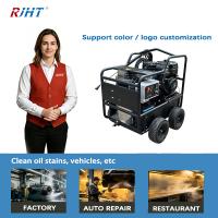 China RJHT-2818 Industrial Hot Water High Pressure Cleaning Machine Diesel Heating Gasoline Driven Outdoor Cleaning 280bar Customizable for sale