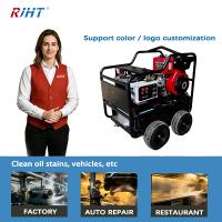 China RJHT-2818 Diesel Hot Water High Pressure Cleaning Machine Industrial Hot Water High Pressure Cleaning Machine Outdoor Cleaning 280bar for sale
