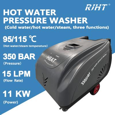 China RJHT-3515 Mobile Electric Diesel-Heated Hot Water High Pressure Washing Machine Factory Supply for sale