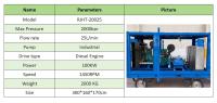 China Diesel Driven Industrial Cleaner with 2000bar Pressure Range and Adjustable Spray Nozzle for sale