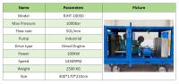 China RJHT-10050 Ultra High Pressure Cleaning Machine with 1000 bar pressure, Diesel driven and 100KW power for industrial cleaning for sale