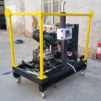 China RJHT-15020 Ultra High Pressure Cleaning Machine with 1500 bar Pressure, Diesel Driven and 65KW Power for Industrial Cleaning for sale