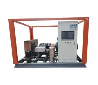 China Electric 200MPa ultra-high pressure water jet cleaning machine, chemical tank, concrete, brushed steel plate descaling and cleaning equipment for sale