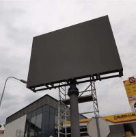 China Dustproof Fixed Outdoor Led Billboard Screen For Commercial Advertising 6000mcd/Sqm for sale