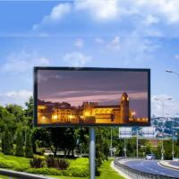 China Dustproof Fixed Outdoor Led Billboard Screen For Commercial Advertising 6000mcd/Sqm for sale