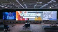 China Premium Small Pitch COB Led Video Wall Circular Display UHD For Command Centers for sale