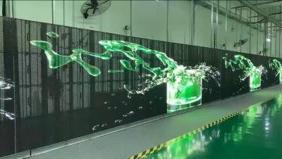 China Weather Resistance Outdoor Transparent LED Display Screen Rental FCC Certificated for sale