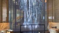 China 250x250 Glass See Through Led Display Screen Film Video Wall Video Advertising for sale