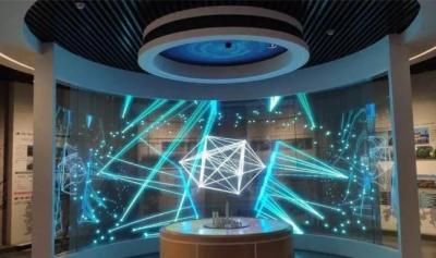 China P2.5mm Transparent Retail Led Display Video Wall For Indoor Background Advertising for sale