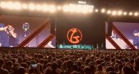 China Seamless Stage Led Screen Rental Transparent Video Wall For Festivals for sale