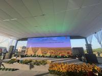 China Modular LED Panels Wall Waterproof Cold Resistant Guide Visual P3.91 Outdoor Screen Display for sale