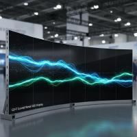 China Ultra-Clear High-Brightness GS-F Curved Rental LED Display for Commercial  Exhibition Use for sale